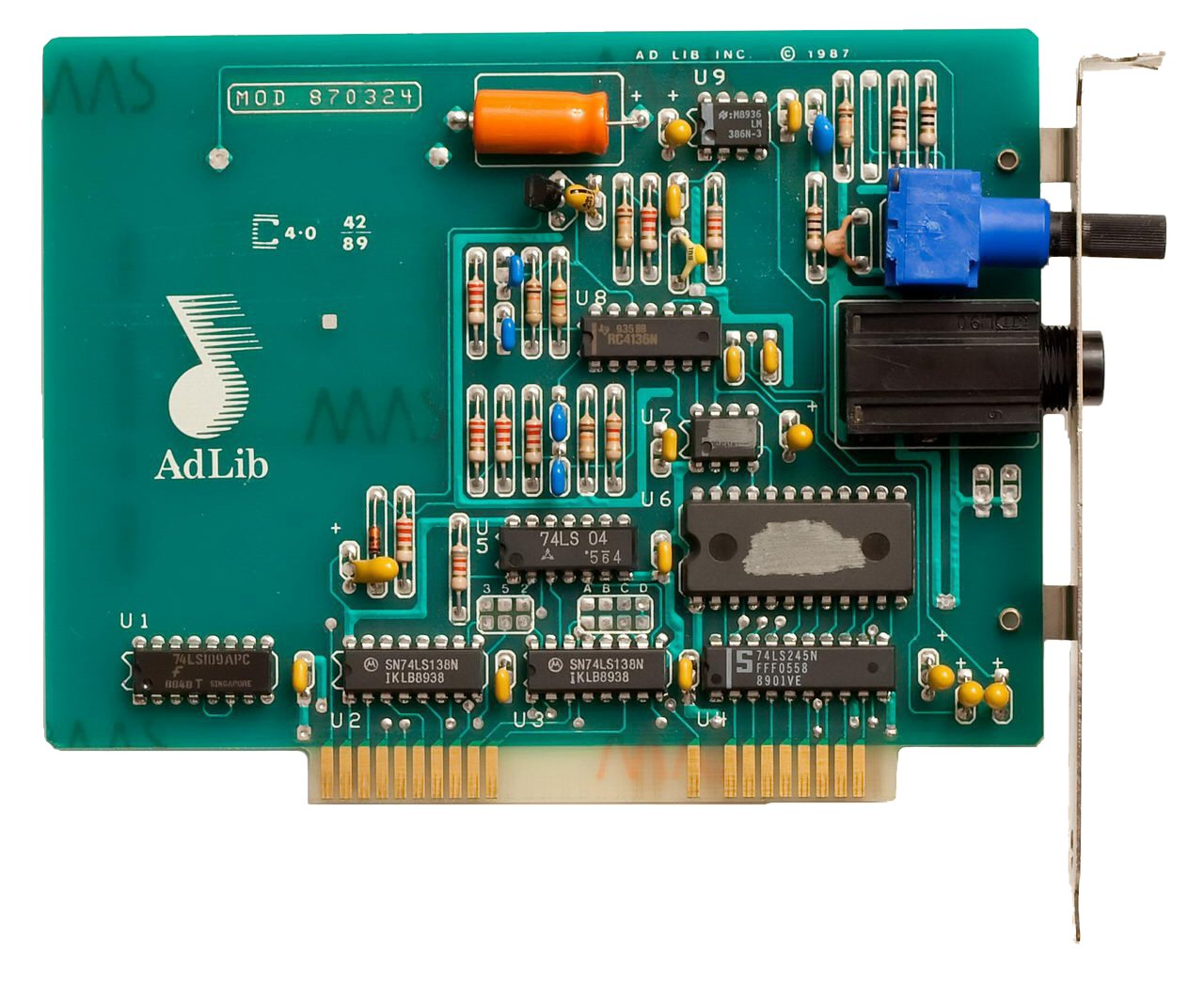 AdLib Music Synthesizer Card - OPL3.COM